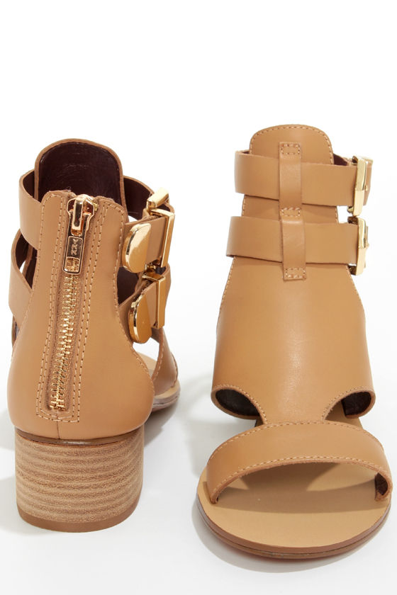 Cute Tan Shoes - Leather Sandals - Tan Sandals - $95.00 - Lulus