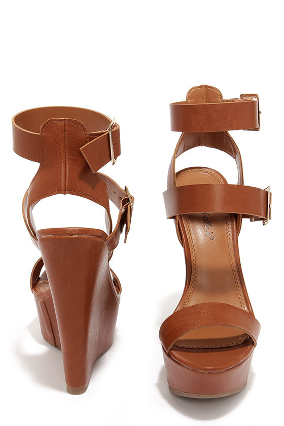 Cute Tan Wedges - Wedge Sandals - Platform Wedges - Lulus