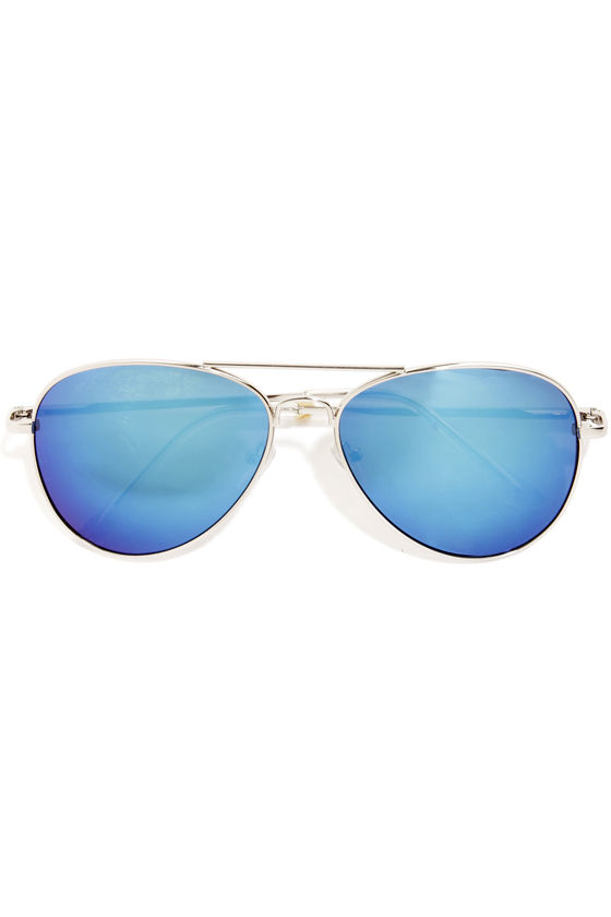Cool Blue Sunglasses - Aviator Sunglasses - Aviators - $13.00 - Lulus