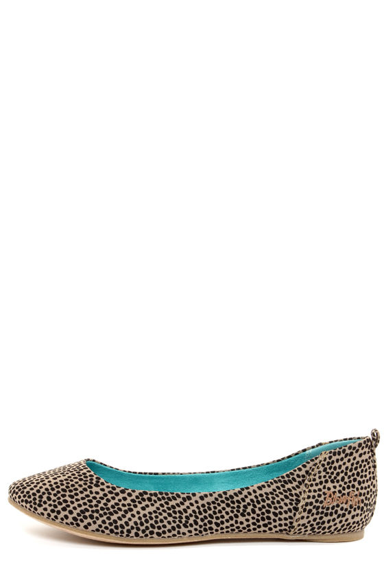 Cute Ballet Flats Polka Dot Flats Brown Shoes 4600 Lulus