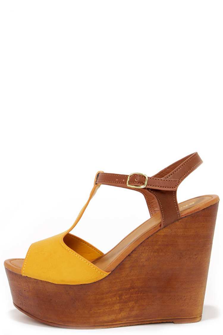 Cute Yellow Wedges
