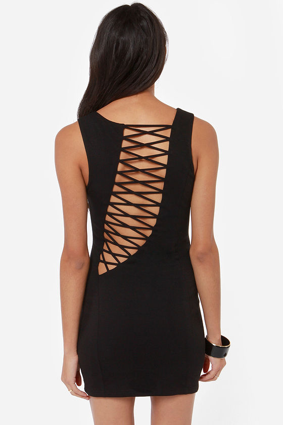 Sexy Black Dress - Cutout Dress - LBD - Club Dress - Bodycon Dress - $67.00