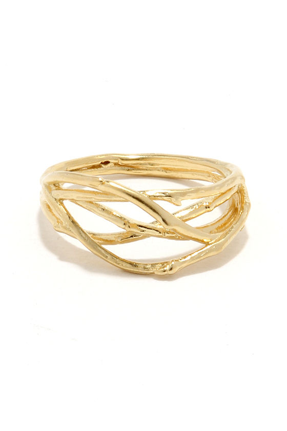 Cute Gold Ring - Branch Ring - Twig Ring - $12.00 - Lulus