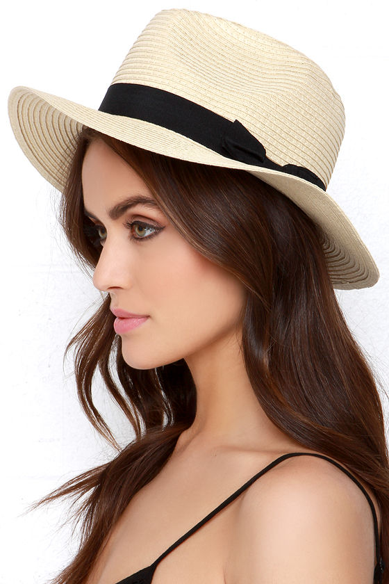 Cute Straw Hat - Fedora Hat - Sunhat - $18.00 - Lulus