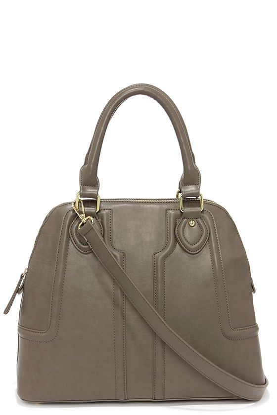 Chic Grey Purse - Grey Handbag - $59.00