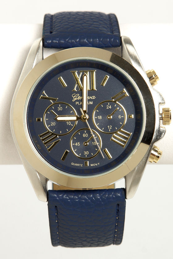 Watch It! Navy Blue Watch - $20 : Fashion at Lulus.com