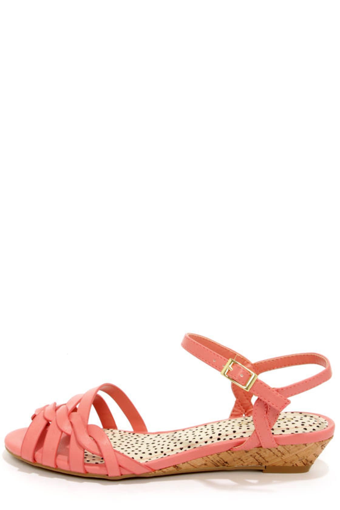 Adorable Pink Sandals - Strappy Sandals - Peep Toe Sandals - $23.00 - Lulus