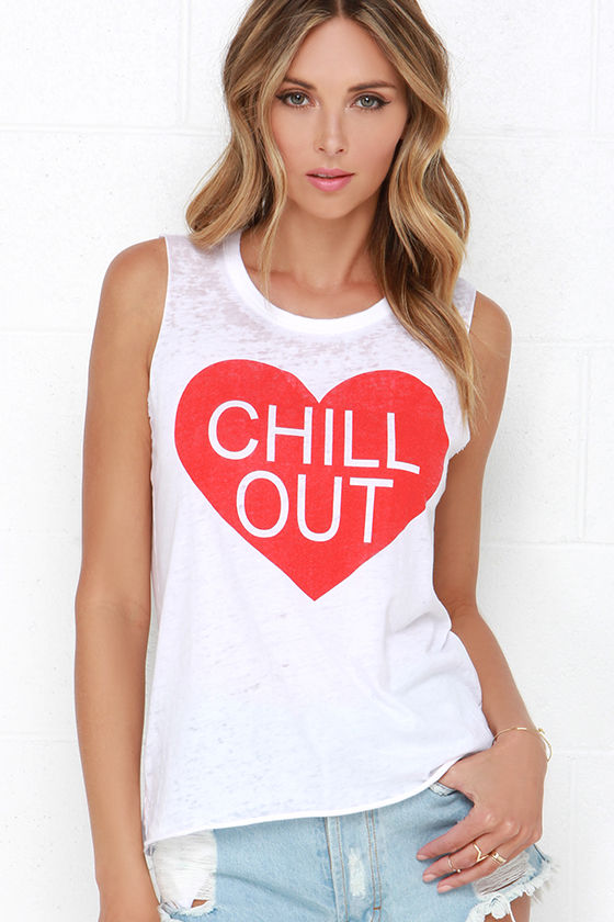 Chaser Chill Out Tee - Ivory Tee - Muscle Tee - Graphic Tee - $61.00 ...