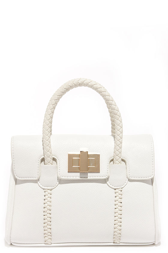 Cute Ivory Handbag - Mini Handbag - Vegan Leather Purse - $36.00 - Lulus