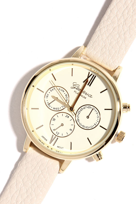 Chic Ivory Watch - Gold Watch - Round Watch - $19.00 - Lulus