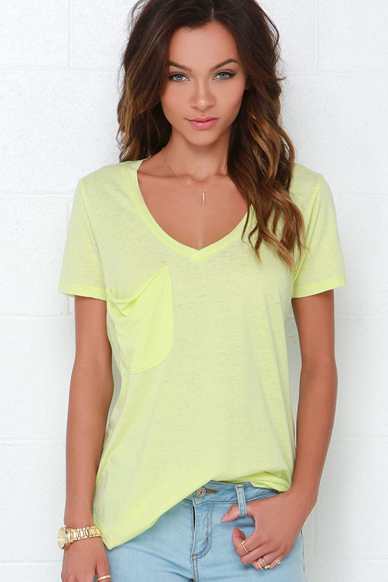 Washed Chartreuse Tee Short Sleeve Shirt T Shirt 29 00 Lulus washed-chartreuse-tee-short-sleeve-shirt-t-shirt-29-00-lulus