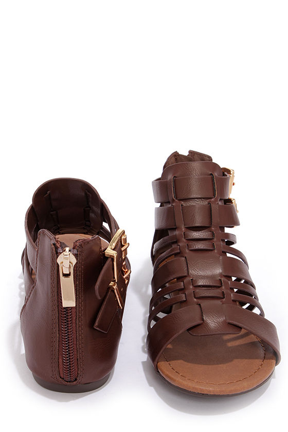 Cute Brown Sandals - Gladiator Sandals - $24.00 - Lulus