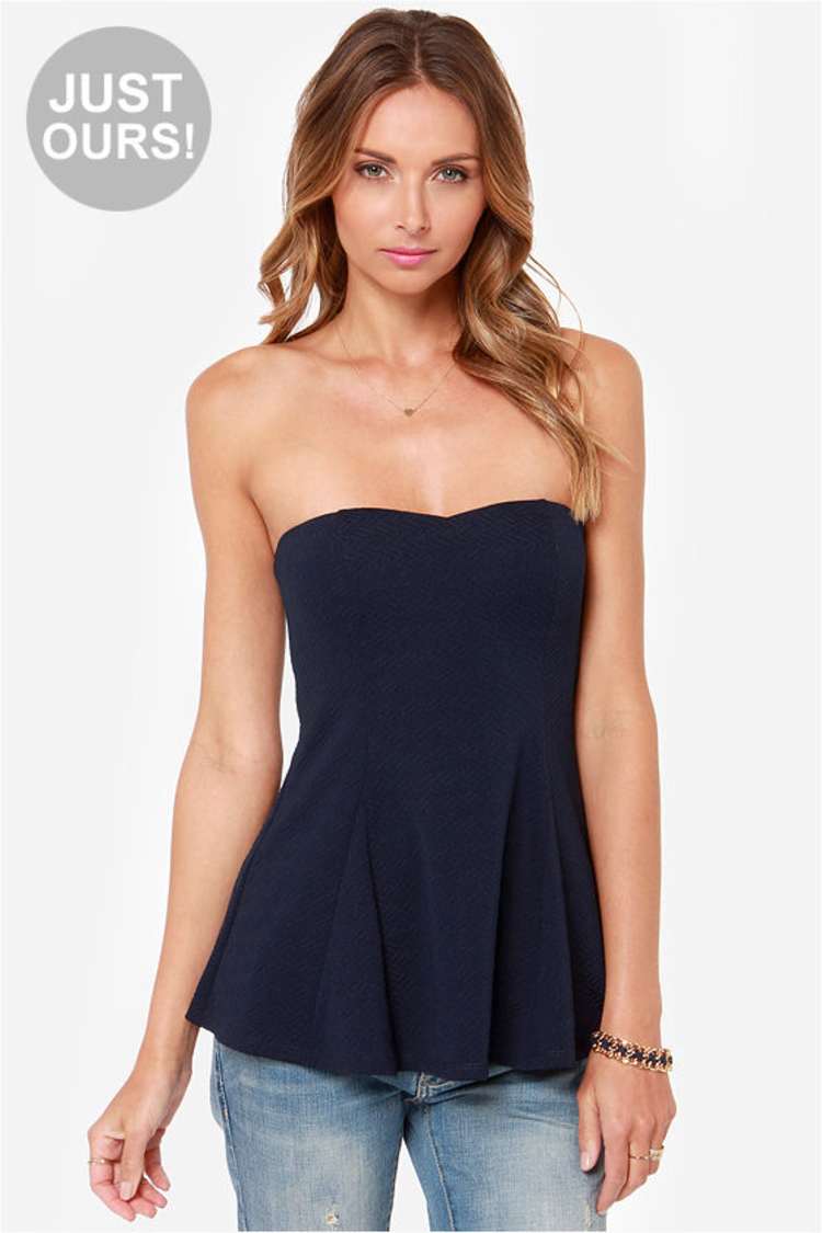 Cheap Strapless Tops
