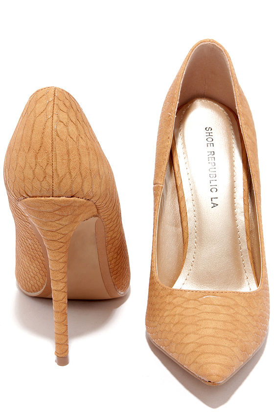 Cute Tan Pumps - Pointed Pumps - Tan Heels - $32.00 - Lulus