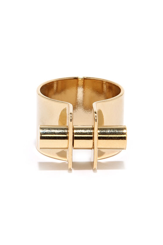 Cute Gold Ring - Bar Ring - Gold Band - $15.00 - Lulus