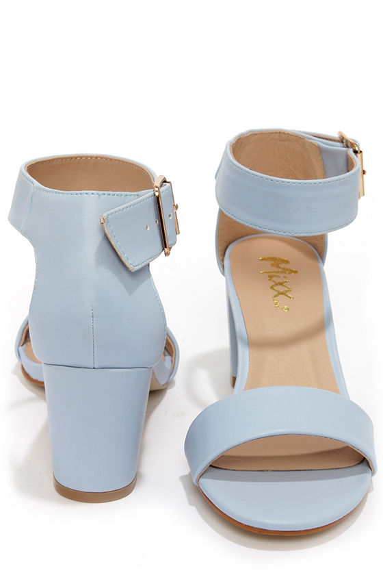Cute Blue Sandals - Blue Heels - Ankle Strap Sandals - $41.00 - Lulus