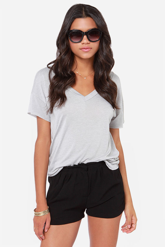 Cool Black Shorts High Waisted Shorts 47 00 Lulus