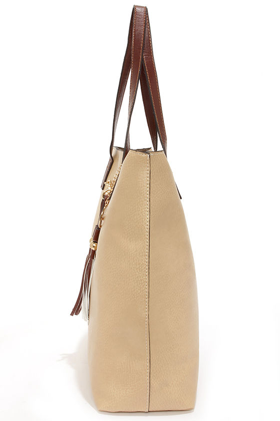 Cute Beige Tote - Beige Handbag - Beige Purse - $43.00 - Lulus