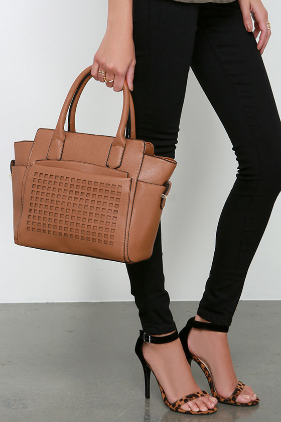 Chic Tan Handbag - Vegan Leather Purse - Winged Purse - $39.00 - Lulus