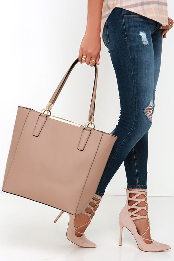 Beige Tote - Beige Handbag - $38.00 - Lulus Beige Tote - Beige Handbag - $38.00 - Lulus