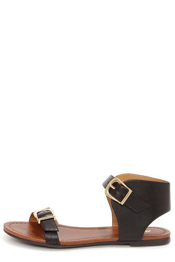 Cute Black Sandals - Ankle Cuff Sandals - $21.00 - Lulus