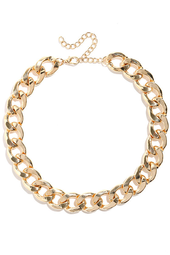 Chic Gold Necklace - Gold Chain - Chain Necklace - $12.00 - Lulus