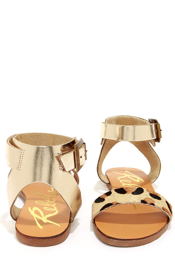 Cute Leopard Sandals - Ankle Strap Sandals - $58.00 - Lulus