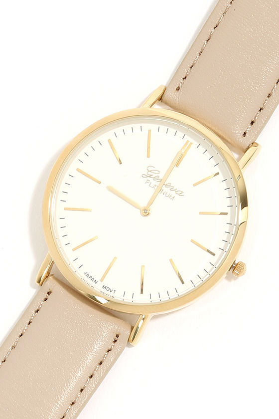 Chic Beige Watch - Round Face Watch - $25.00 - Lulus