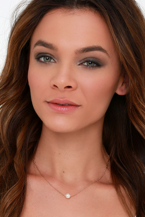 Pretty Pearl Necklace - Gold Necklace - $11.00 - Lulus