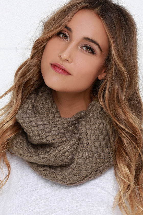 Stylish Brown Scarf - Infinity Scarf - Circle Scarf - $14.00 - Lulus