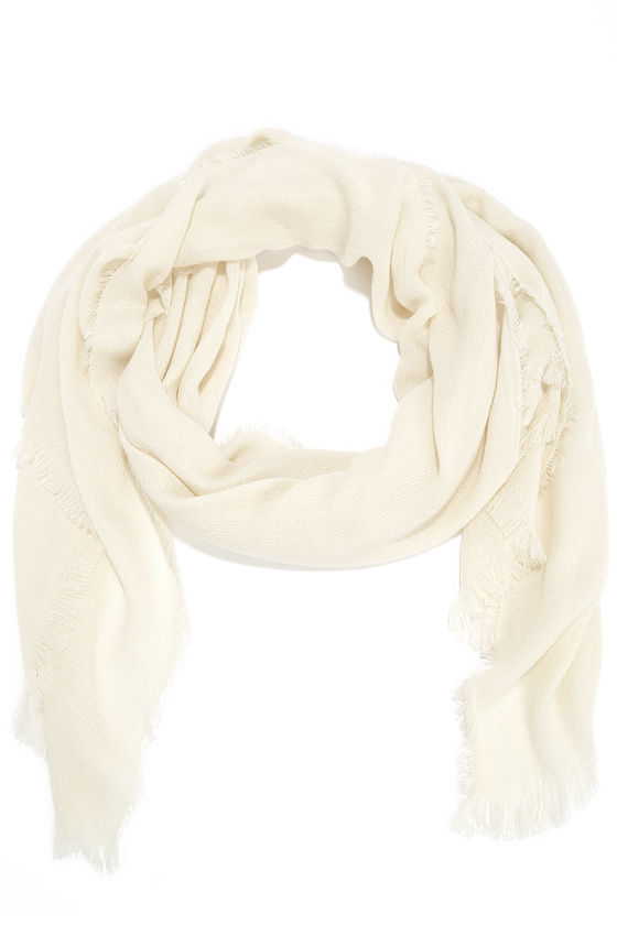 Cream Scarf - Woven Scarf - Lightweight Scarf - $32.00 - Lulus