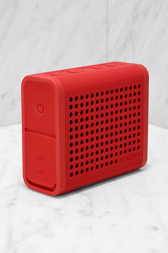 Nixon Mini Blaster - Red Mini Blaster - Bluetooth Speaker - $100.00 - Lulus