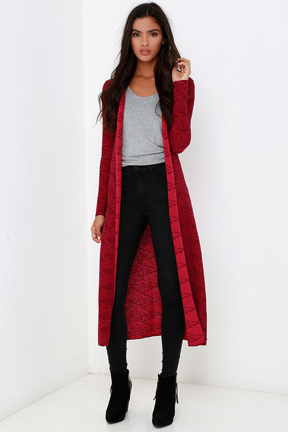 Billabong Diamond Duster - Long Cardigan - Cardigan Sweater - $69.95 ...