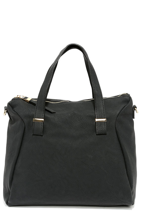Chic Black Handbag - Black Tote - Vegan Leather Handbag - $39.00 - Lulus
