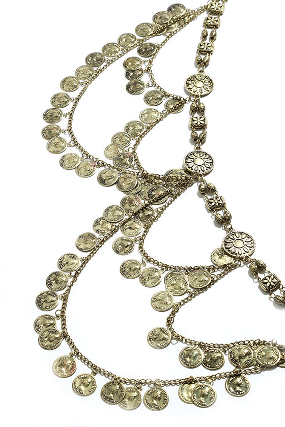 Boho Gold Belt - Chain Belt - Charm Belt - Coin Belt - $22.00 - Lulus