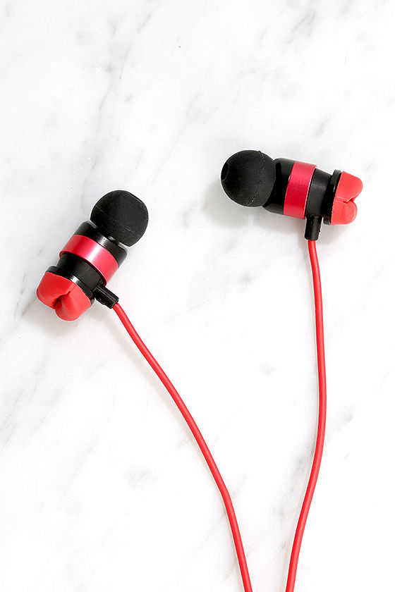 Cute Red Earbuds - Lips Earbuds - $25.00 - Lulus