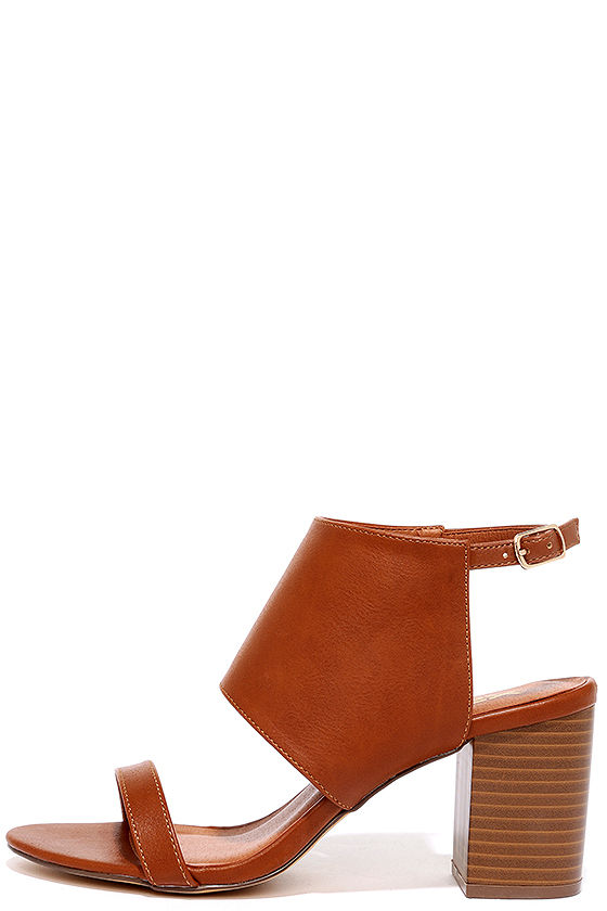 Chic Tan Heels - Tan High Heels - Block Heels - $27.00 - Lulus
