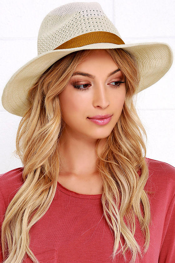 Cute Beige Hat - Sun Hat - Straw Hat - Fedora Hat - $21.00 - Lulus