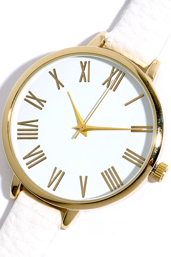 Ivory Watch - Leather Watch - Gold Watch - White Watch - $18.00 - Lulus