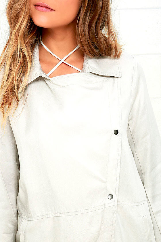 Gentle Fawn Fountain - Ecru Coat - Trench Coat - $142.00