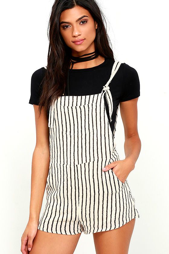 Billabong Sunny Dazer Romper - Striped Romper - Shortalls - $49.95 - Lulus