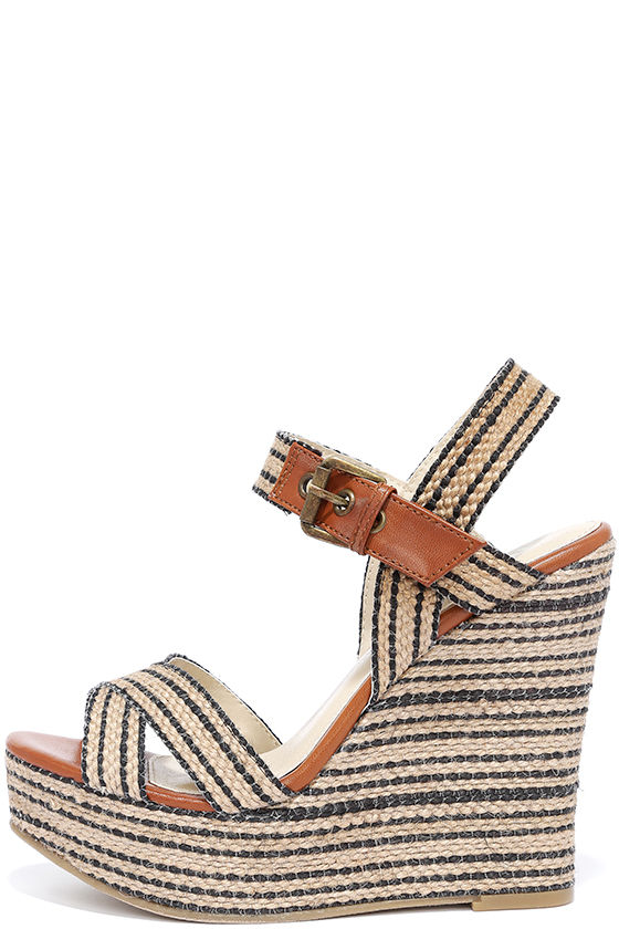 Cute Black Wedges - Platform Wedges - Wedge Sandals - $73.00 - Lulus