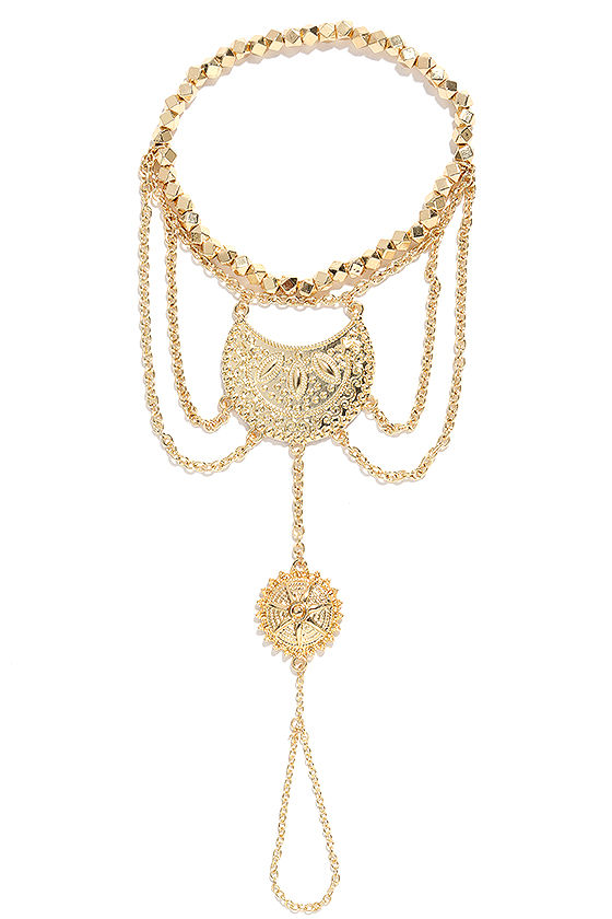 Boho Gold Foot Bracelet - Foot Chain - Anklet - $16.00 - Lulus