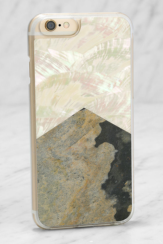 Recover White Abalone and Stone - iPhone 6 and 6s Case - Shell Phone ...