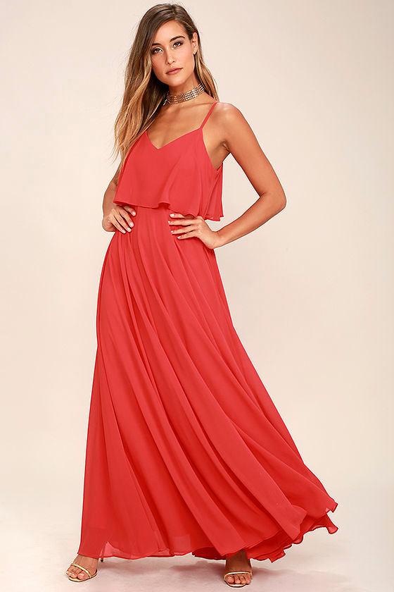 Stunning Red Dress - Maxi Dress - Gown - $78.00 - Lulus