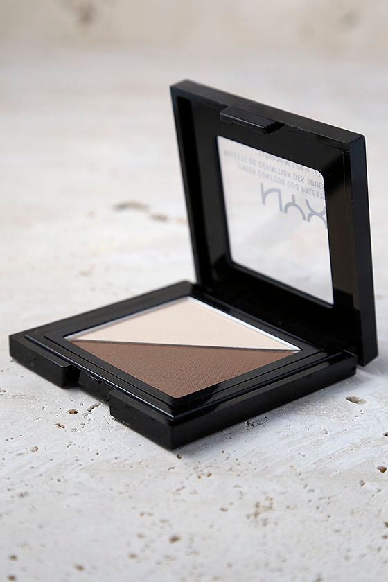 NYX Double Date Cheek Contour Duo Palette - Contour Palette - Light ...