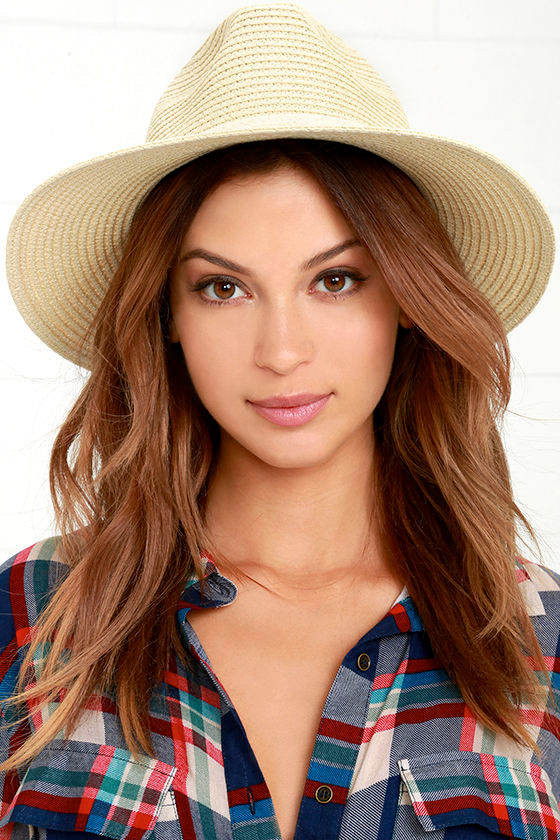 Cute Woven Hat - Beige Hat - Fedora Hat - Sun Hat - $14.00 - Lulus