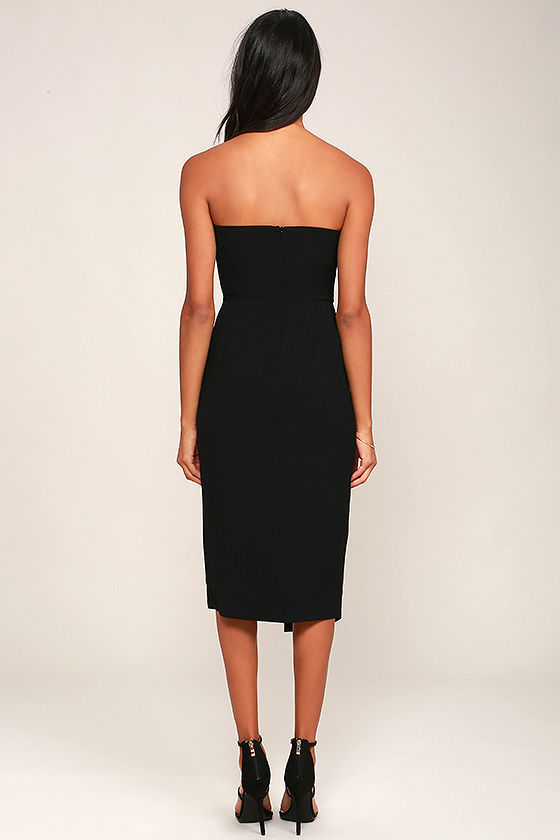 Keepsake Clockwork Dress - Black Dress - Midi Dress - $189.00