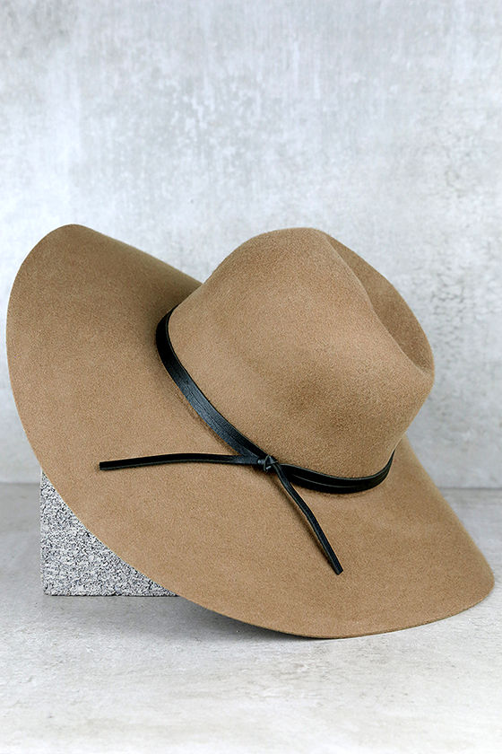 Cute Taupe Hat - Floppy Hat - Sun Hat - Wool Hat - $30.00 - Lulus