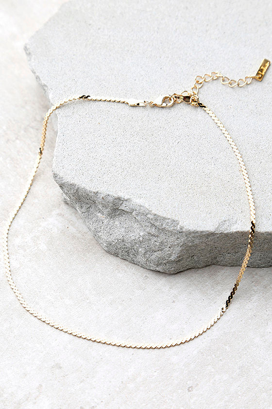 Dainty Gold Choker - Snake Chain Choker - Thin Gold Choker - $10.00 - Lulus